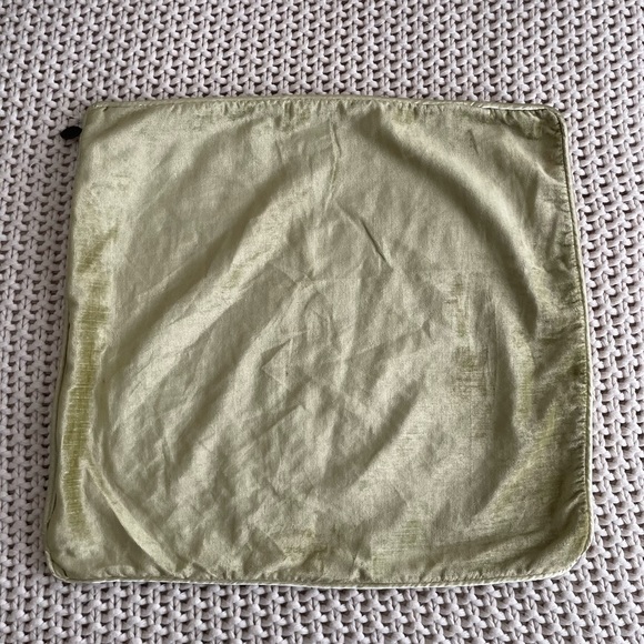 Pier 1 | Bedding | Pier Shimmery Sage Green Pillow | Poshmark